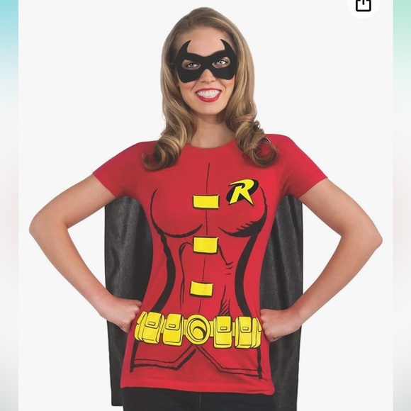 DC Comics | Tops | Nwt Robin Costume Shirt | Poshmark